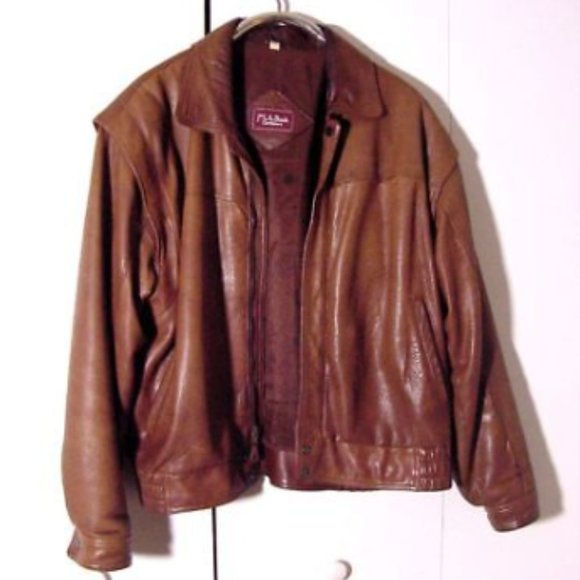 Jos. A. Bank | Jackets & Coats | Vtg Distress Brown Jos A Bank ...